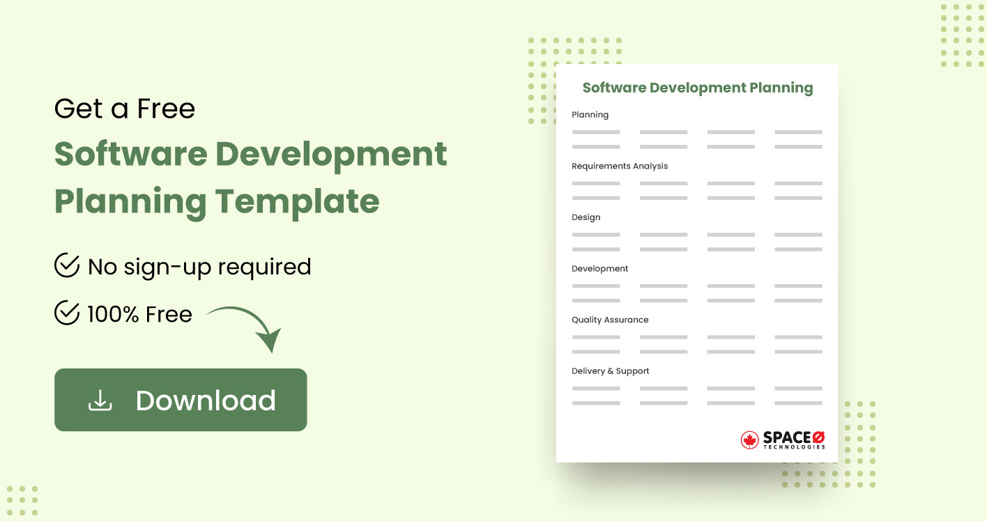 Free Software Development Planning Template - Space-O
