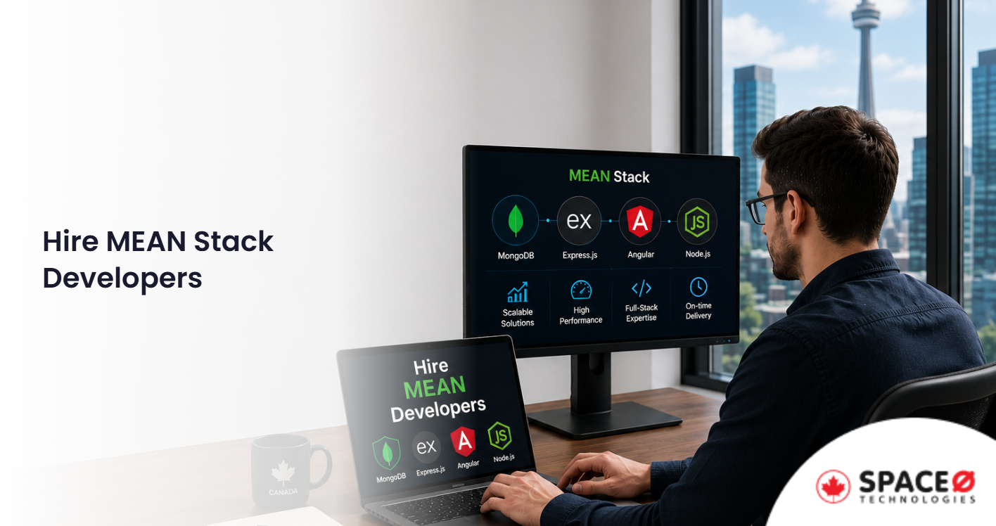 Hire MEAN Stack Developers in Canada | Space-O Canada